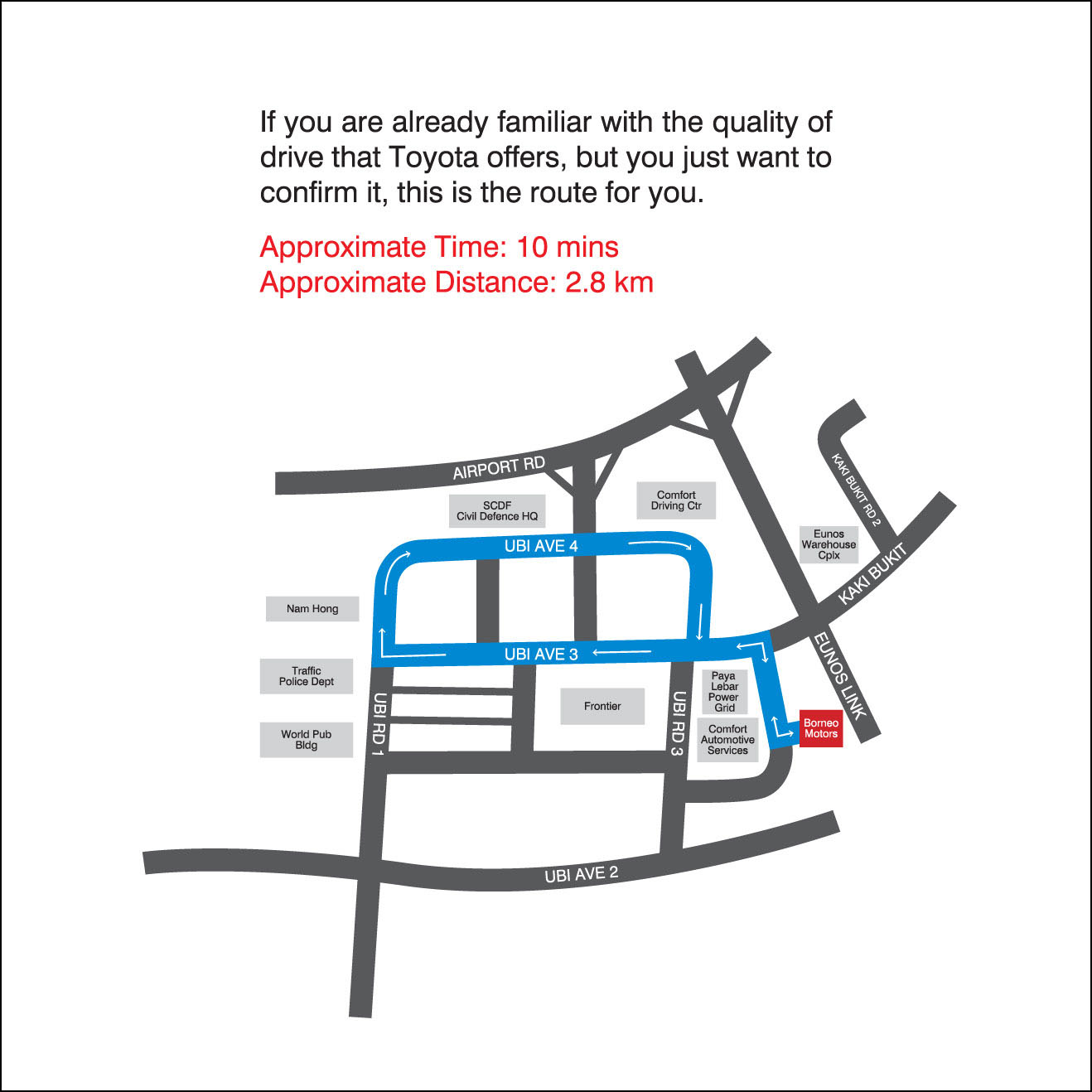 Book a Test Drive | Toyota Singapore | Borneo Motors