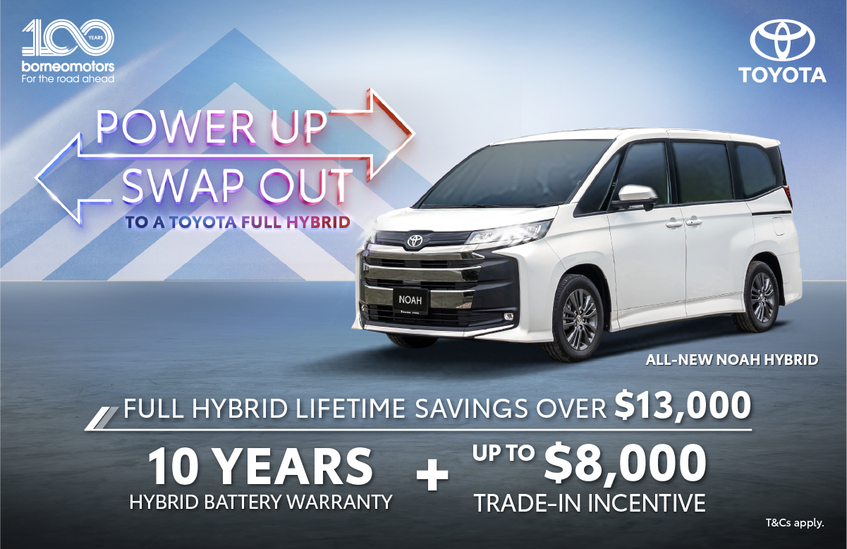 Trade Up to the All-New Toyota Noah Full Hybrid!