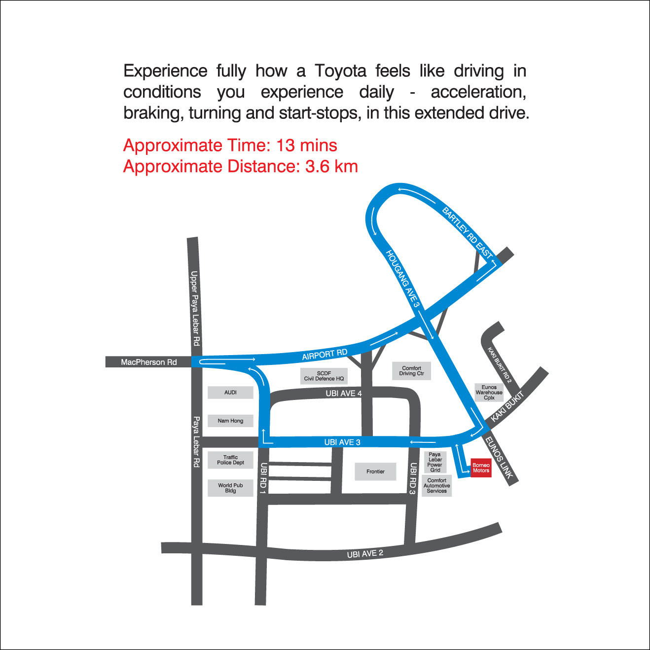 Book a Test Drive | Toyota Singapore | Borneo Motors