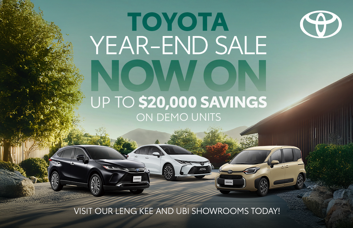 Toyota Year-End Sale is now on! 🚗
