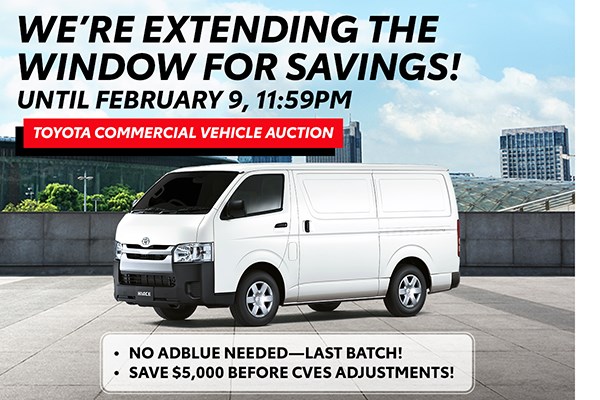 Toyota Commercial Vehicles Auction